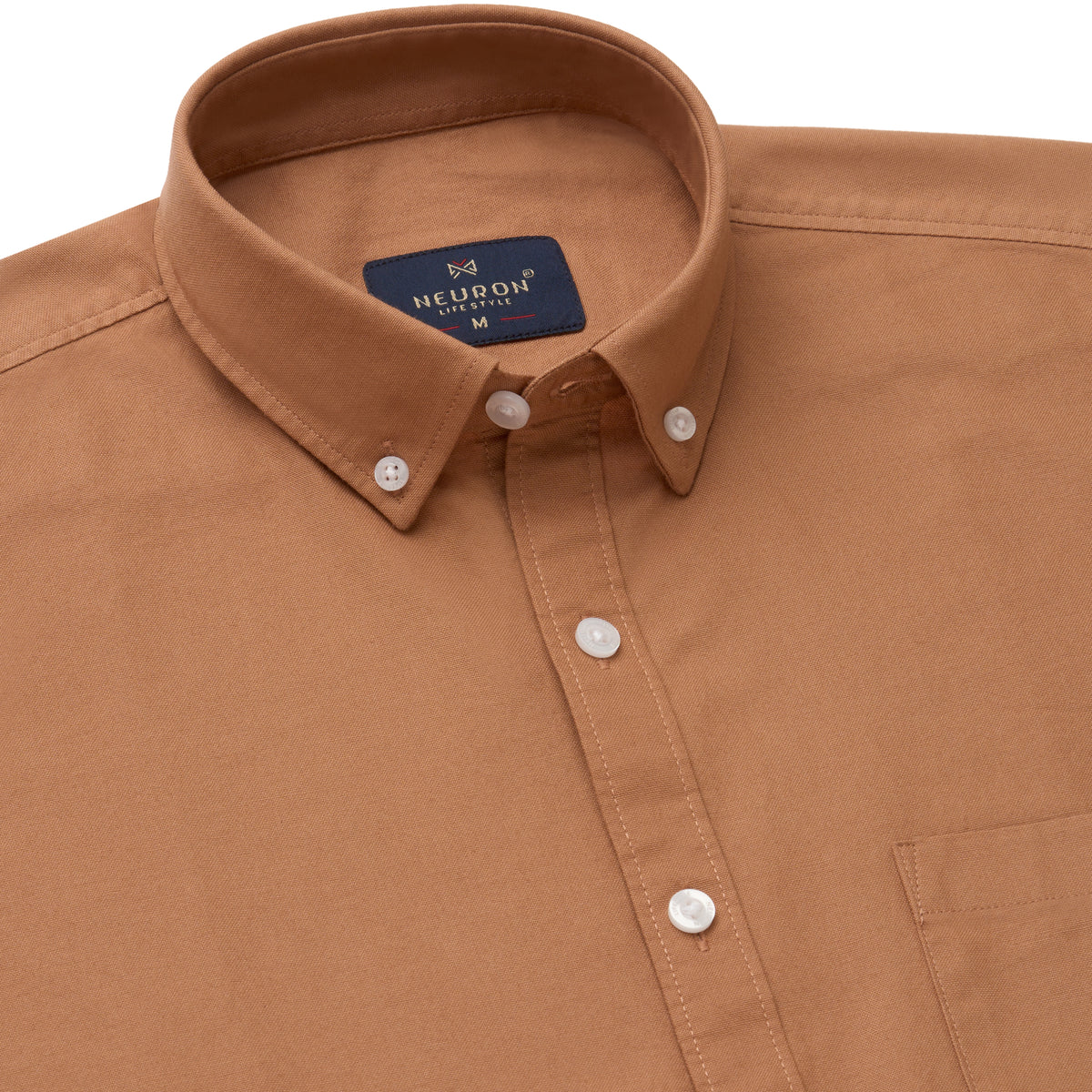 Men Rust Orange Oxford Shirt– Neuronlifestyle